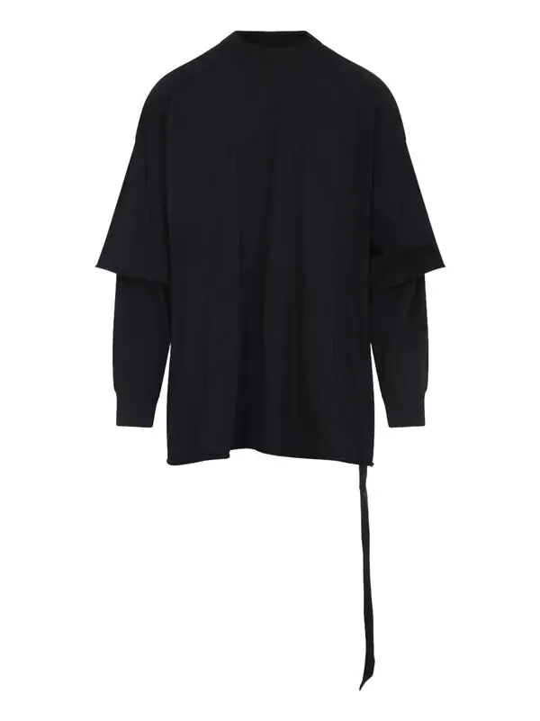 Rick Owens Double-layered Long-sleeve Top - Black
