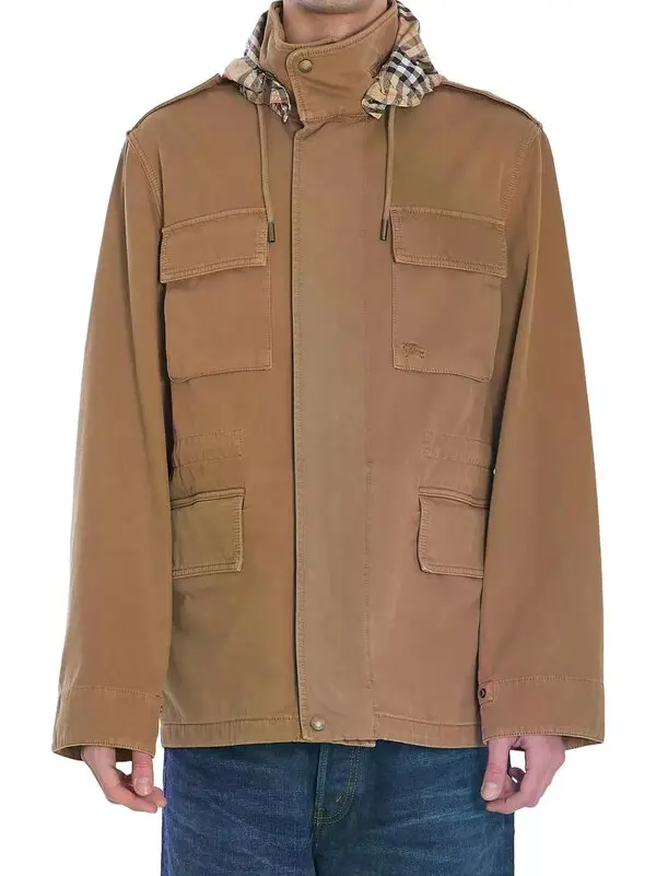 Burberry Cotton Twill Jacket - Brown