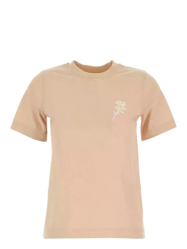 Burberry Floral-print T-shirt - Orange
