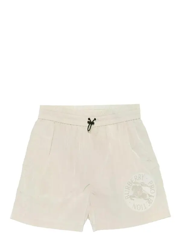 Burberry Logo-print Shorts - Neutrals