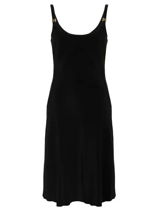 Miu Miu Cady Midi Dress - Black
