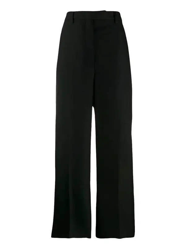 Prada High-waisted Tailored Trousers - Black
