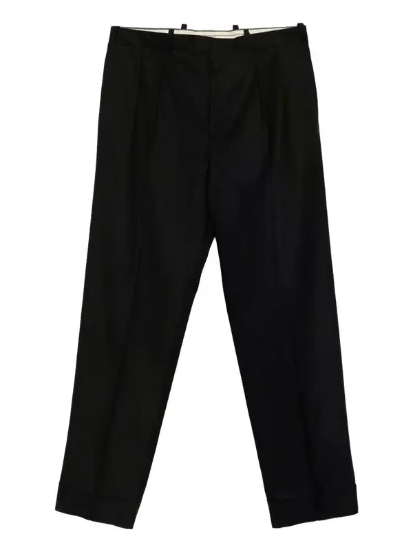 MAISON MARGIELA Pleat-detail Trousers - Black