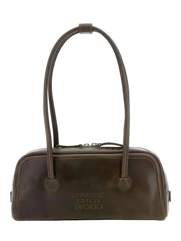 MARGESHERWOOD Soft Pull-up Leather Shoulder Bag - Brown