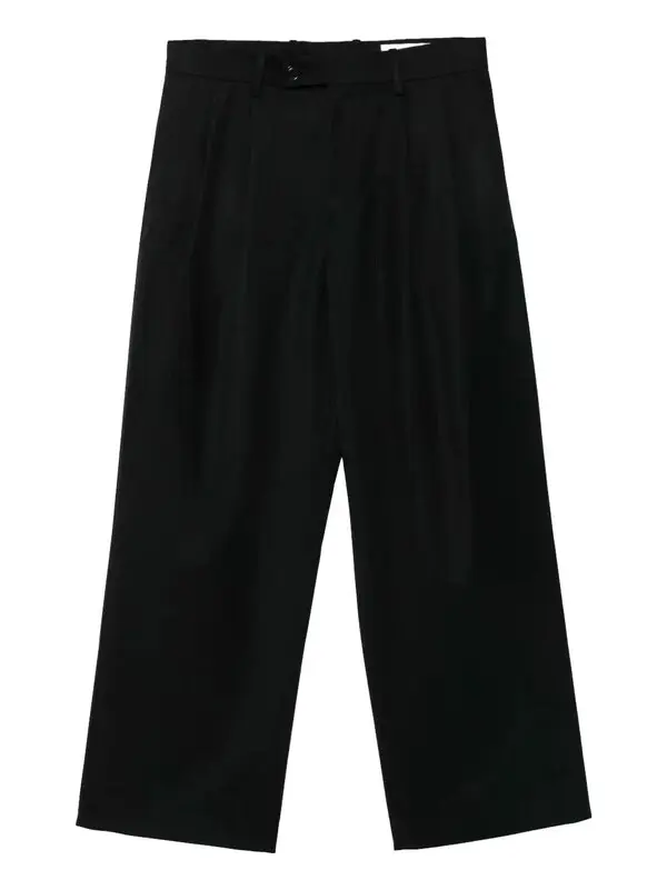 TONYWACK Wide-leg Trousers - Black
