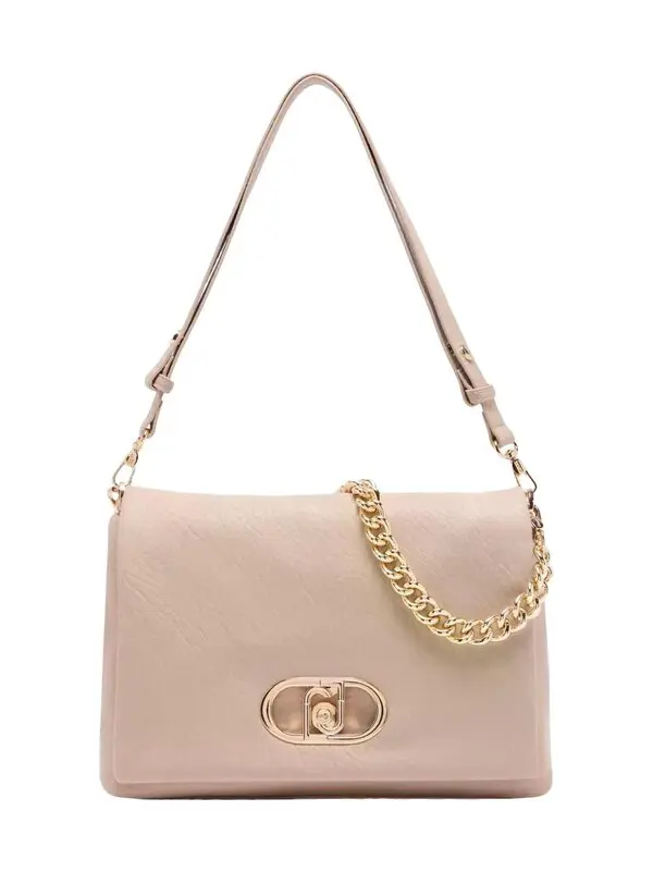 Liu Jo Logo-plaque Chain-strap Shoulder Bag - Neutrals