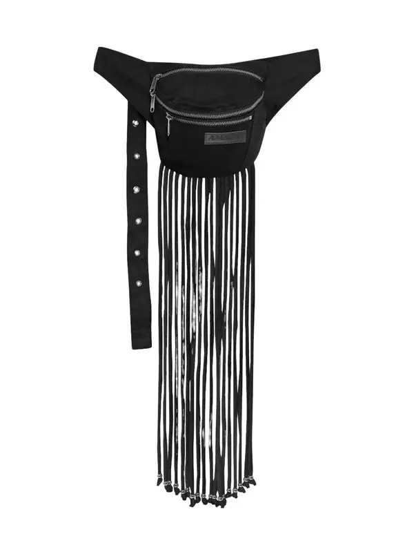 AMAPO Fringed Belt Bag - Black