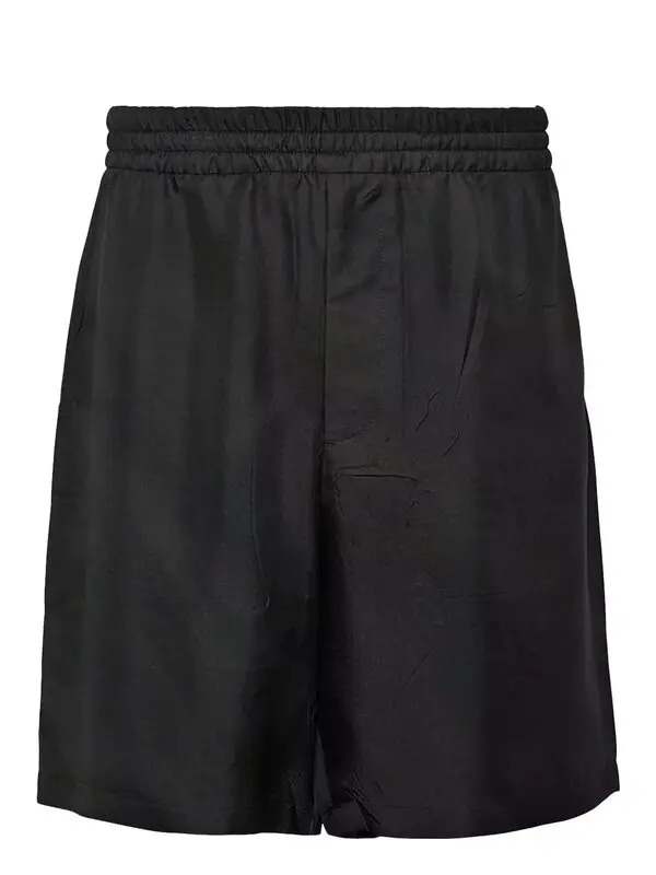 Prada Silk Track Shorts - Black