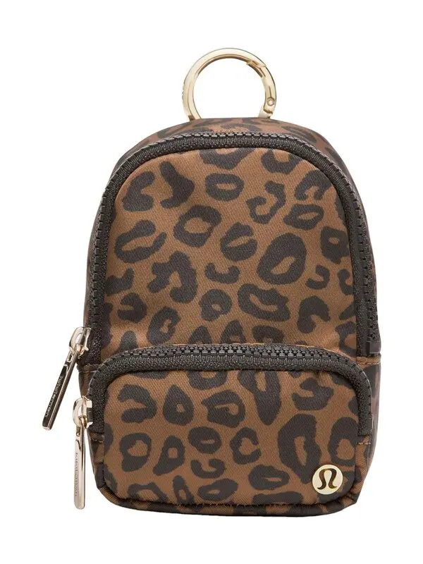 Lululemon Everywhere Backpack Nano - Leopardo Shift Midi Desert Khaki Multi