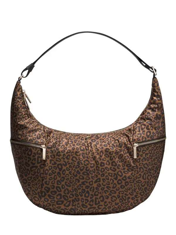 Lululemon Large Slouchy Sling Bag 13l - Leopardo Shift Desert Khaki Multi