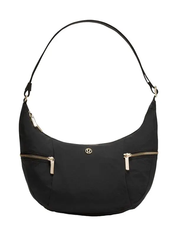 Lululemon Slouchy Sling Bag 6l - Black/gold