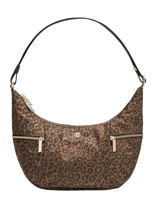 Lululemon Slouchy Sling Bag 6l - Leopardo Shift Desert Khaki Multi