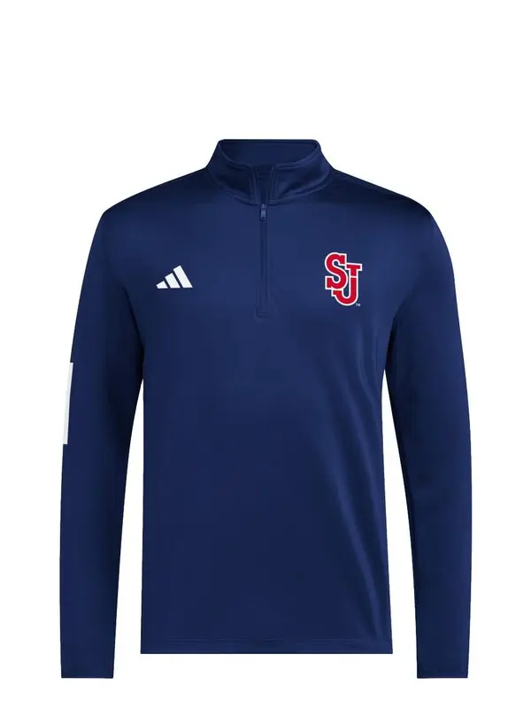 Adidas St. John's Half-zip Golf Pullover - Team Navy / White / Ncaa-stj-733