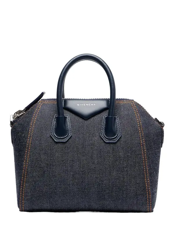 Givenchy Antigona Mini Denim Tote - Blue