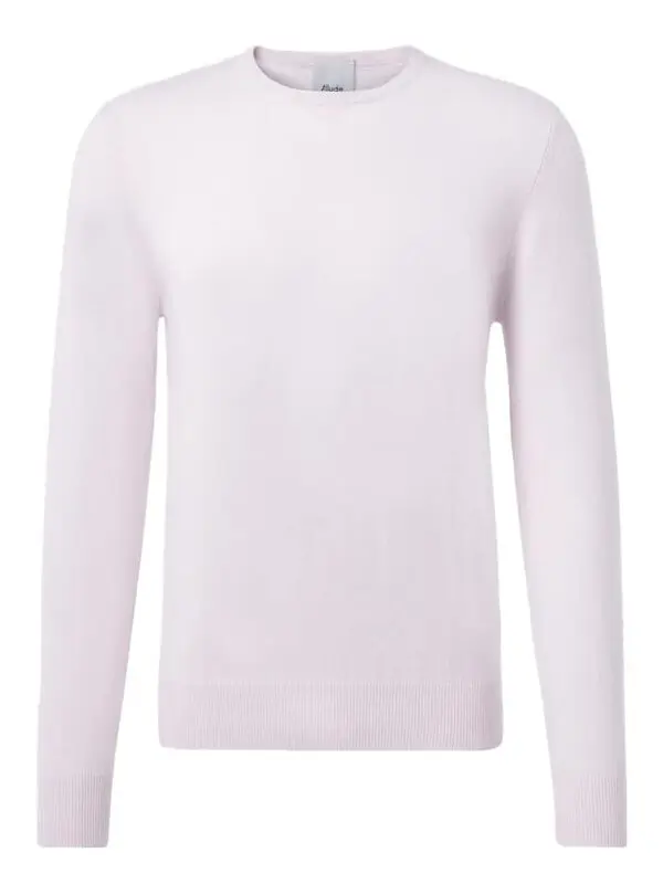 ALLUDE Cashmere Crewneck Sweater - Pink
