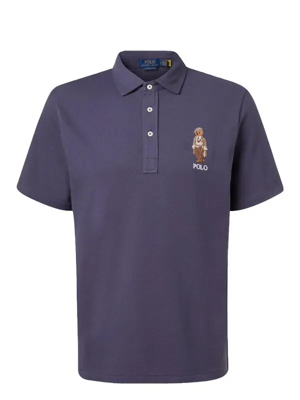 Polo Ralph Lauren Polo Bear Cotton Piqué Polo Shirt - Blue