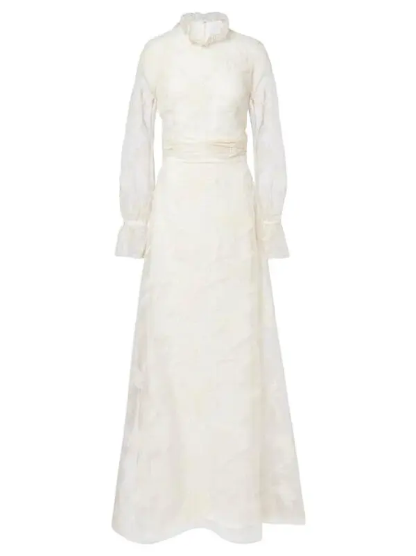 MARKARIAN Bridal Adeline Silk Organza Gown - White
