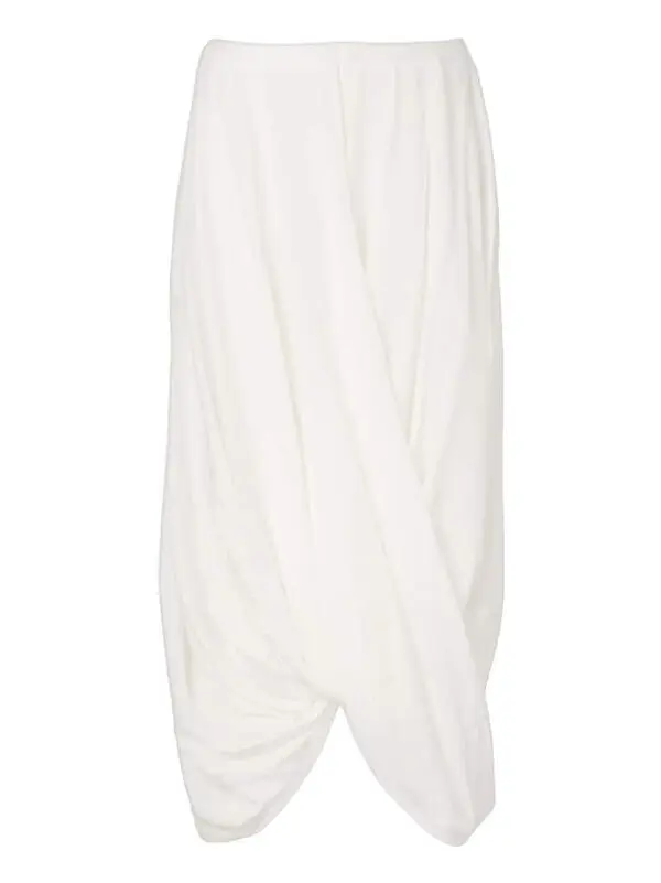 TOTEME Draped Maxi Skirt - White