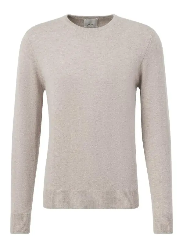 ALLUDE Cashmere Crewneck Sweater - Beige