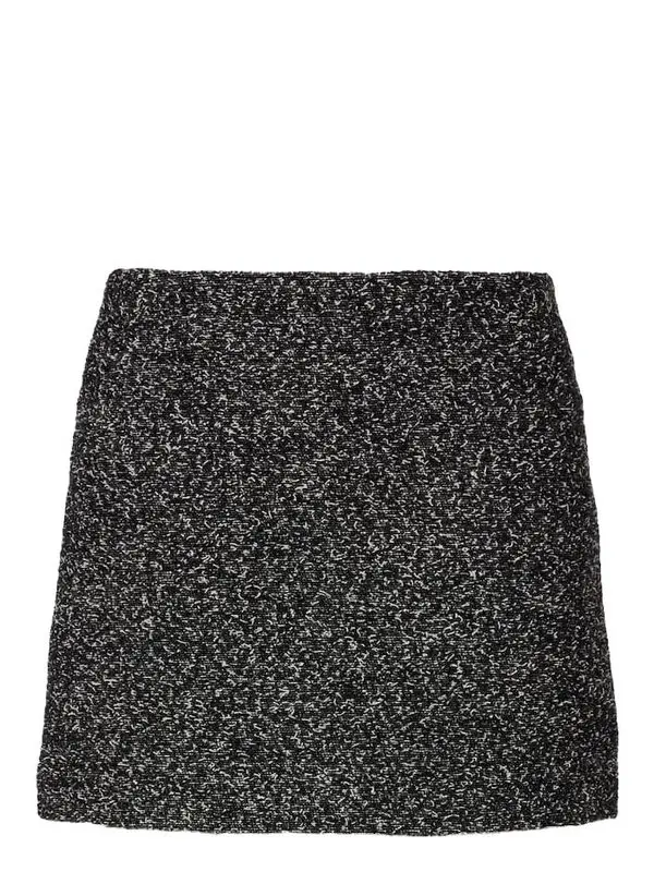 Sportmax Anemone Tweed Miniskirt - Black