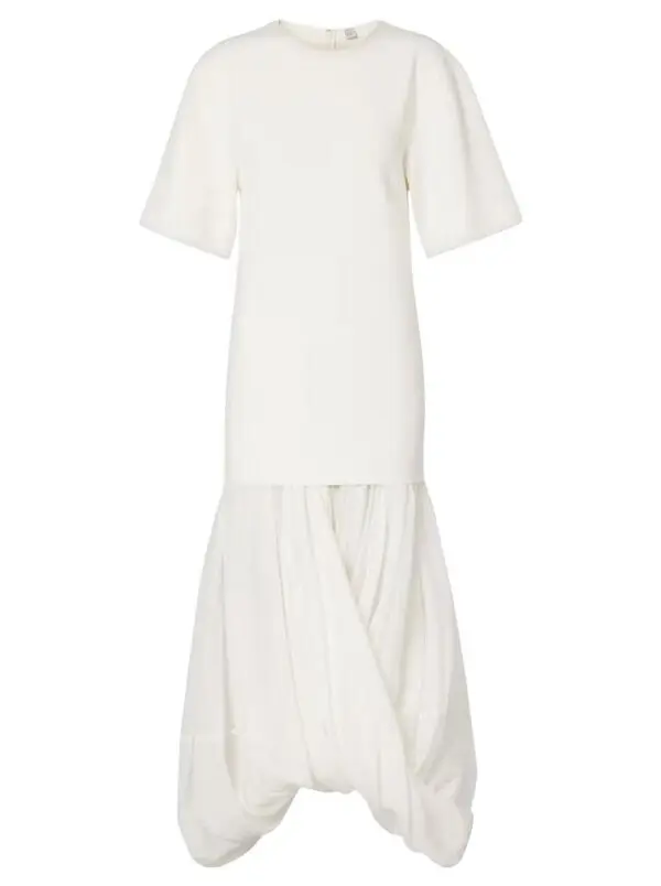 TOTÊME Cocoon Midi Dress - White