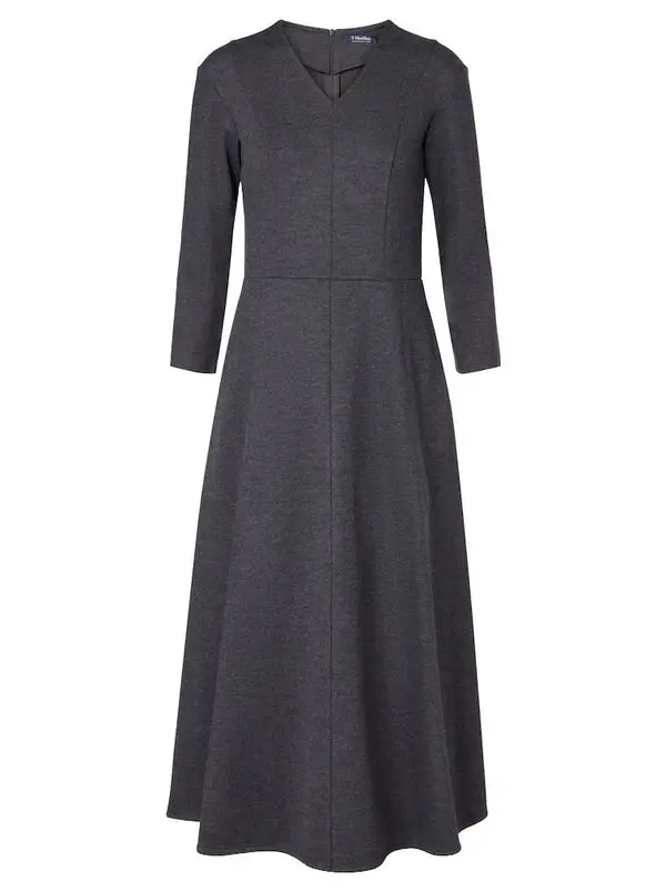 Max Mara Orione Midi Dress - Grey