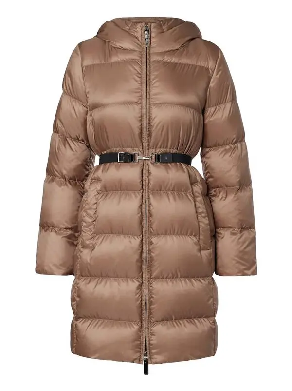 Max Mara The Cube Seipar Quilted Down Coat - Brown