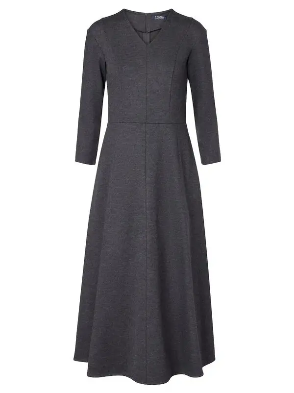 Max Mara Orione Midi Dress - Grey
