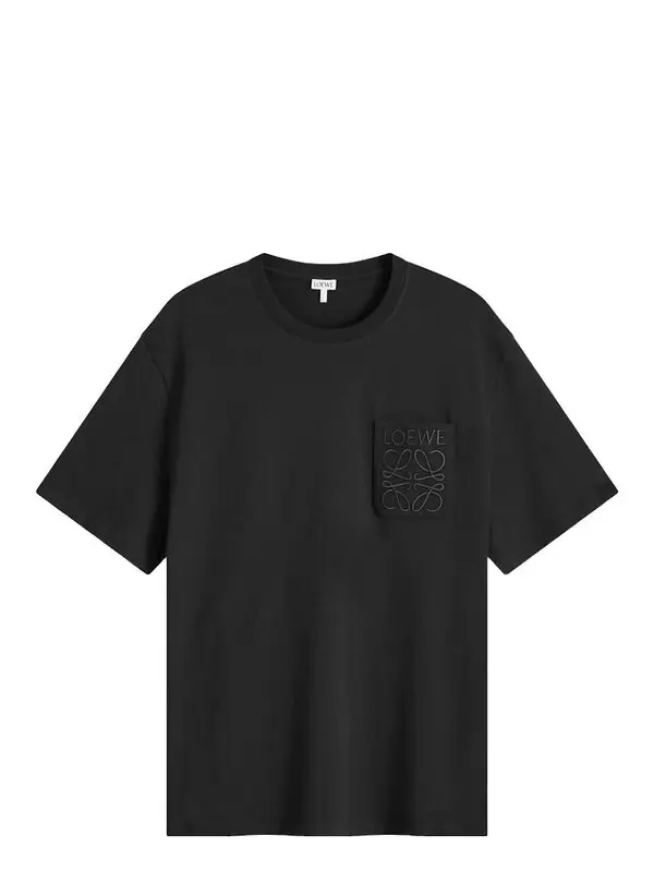 Loewe Anagram Pocket T-shirt - Black