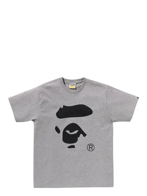 A BATHING APE Ape Face Tee Shirt - Gray