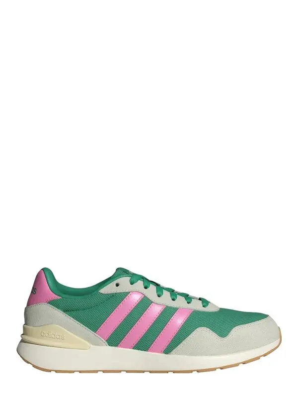 Adidas Run 60s 4.0 Sneakers - Semi Court Green/bliss Pink/warm Vanilla
