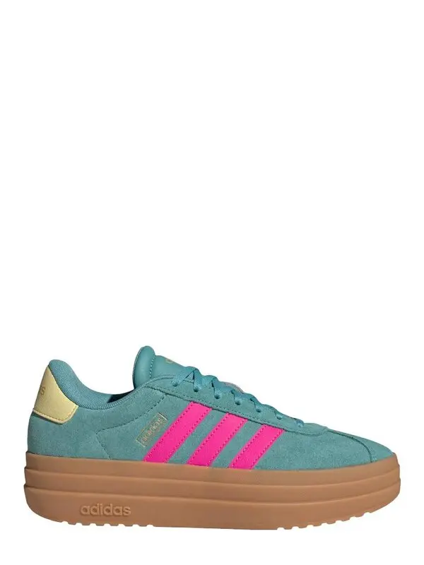 Adidas Vl Court Bold - Powder Teal/shock Pink/powder Yellow