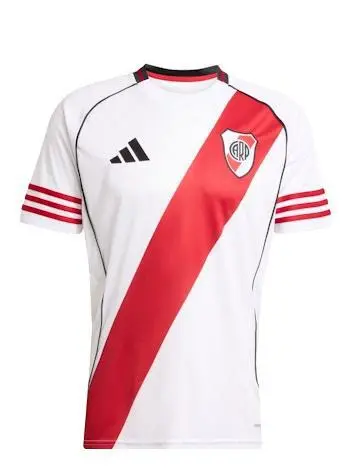 Adidas River Plate 25/26 Home Jersey - White Team Power Red 2