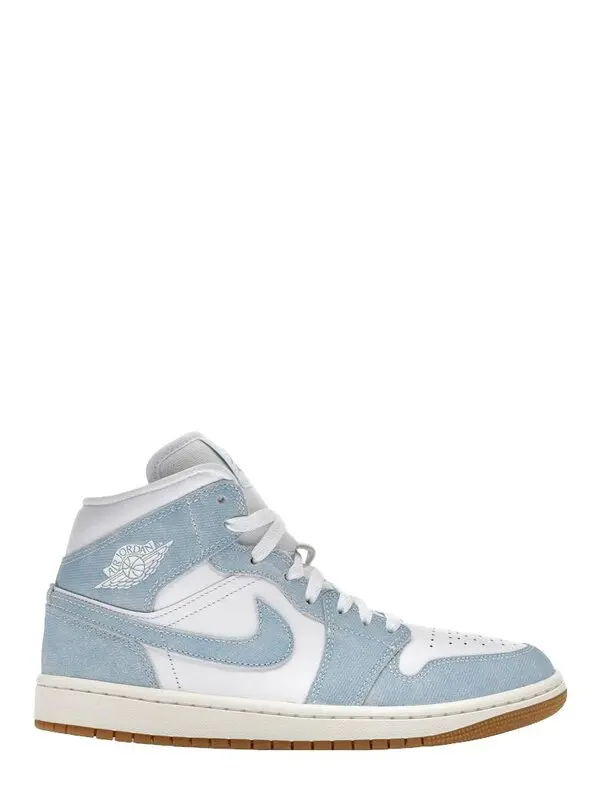 JORDAN 1 Mid Denim - Light Blue/sail/gum