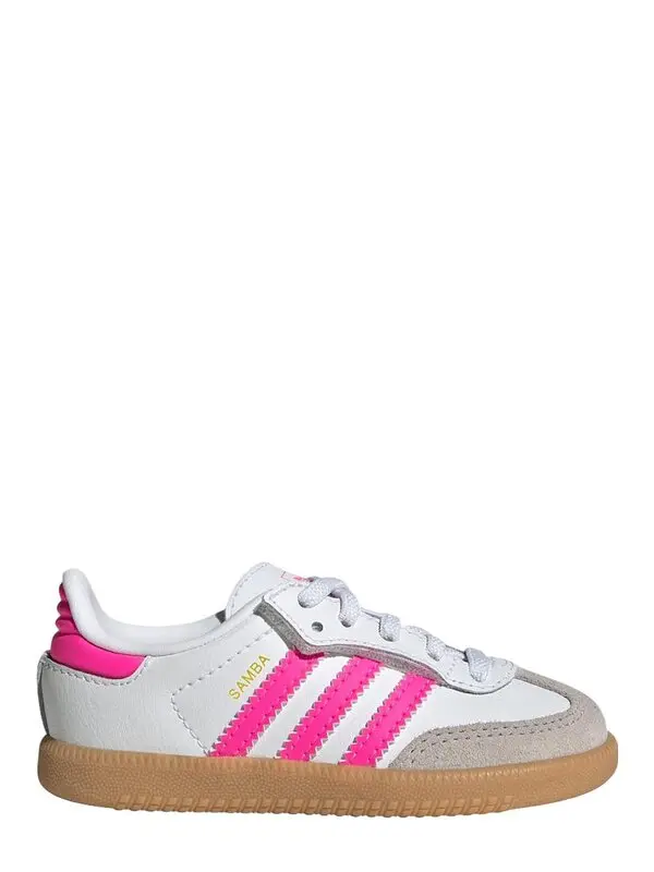 Adidas Samba Og Comfort Closure Sneakers - Cloud White/lucid Pink/gum
