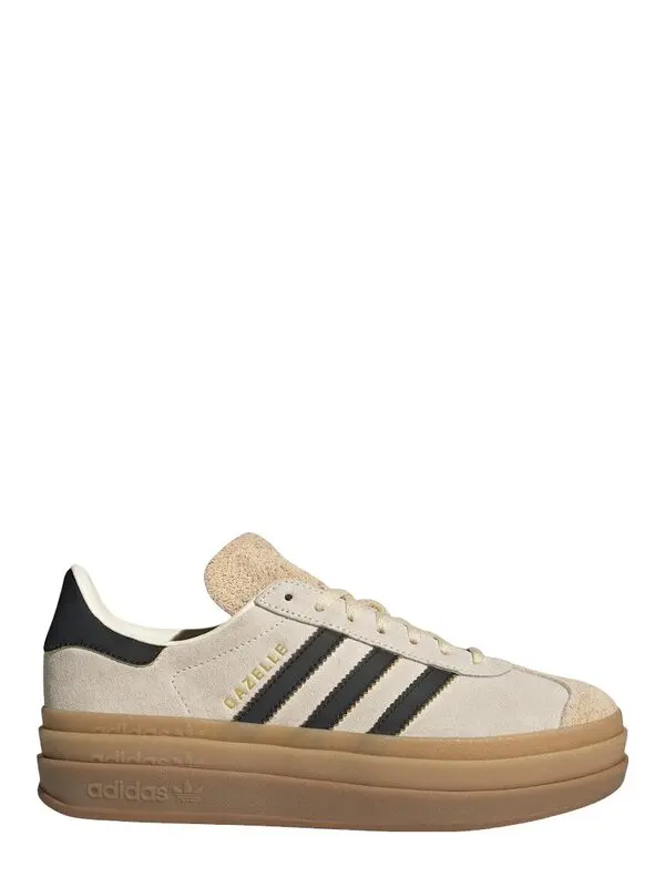 Adidas Gazelle Low Top Sneakers - Cream White/core Black/sand Strata