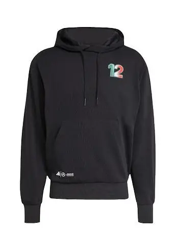 Adidas Mercedes Amg Petronas Formula Team Kimi Antonelli Graphic Hoodie - Black