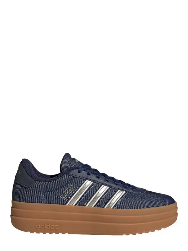 Adidas Vl Court Bold Sneakers - Dark Blue/cyber Metallic/aurora Ink
