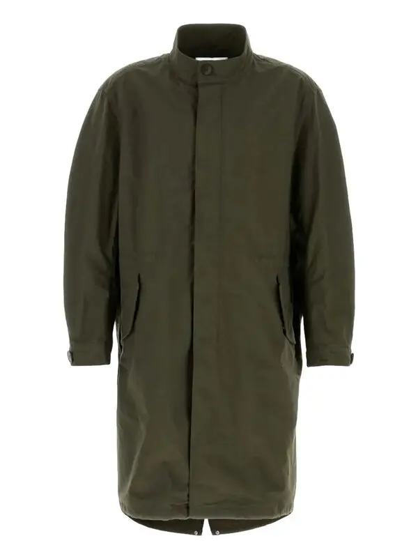 Givenchy Twisted Arm Cotton Parka - Green