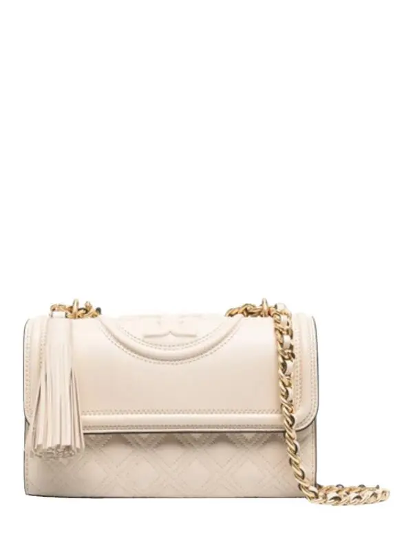 Tory Burch Fleming Small Convertible Shoulder Bag - Cream