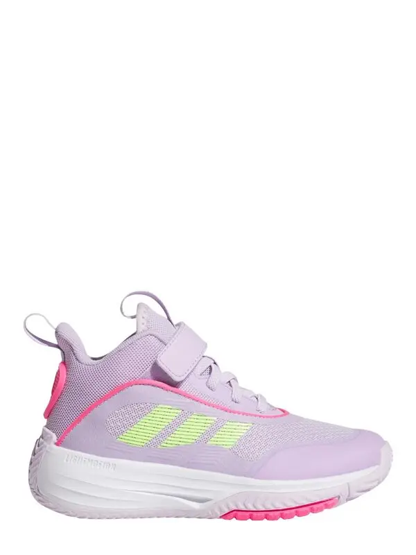 Adidas Ownthegame 3.0 Athletic Sneakers - Ice Lavender/lucid Lemon/powder Plum