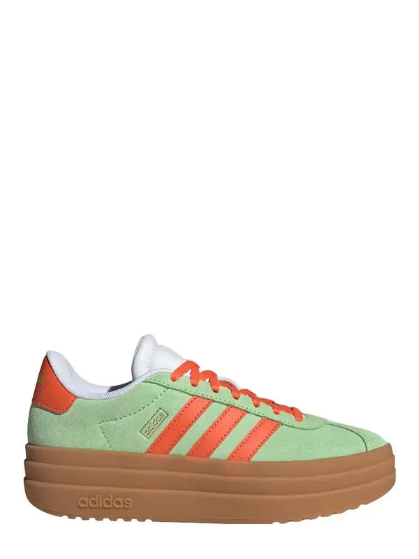 Adidas Vl Court Bold Sneakers - Semi Green Spark/semi Impact Orange/cloud White