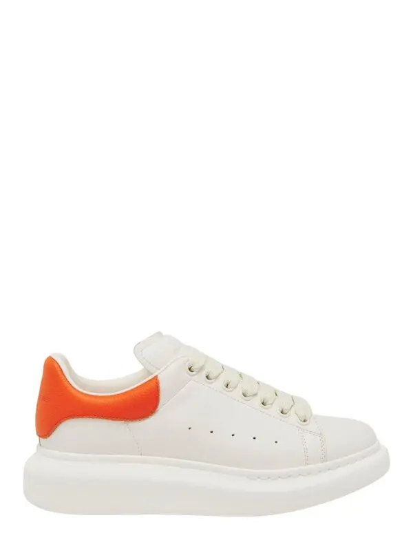 Alexander McQueen Oversized Sneakers - Off White/ Orange