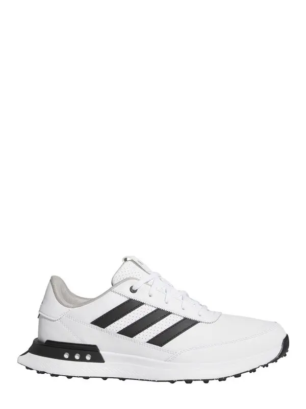 Adidas Leather Spikeless Golf Shoes - Cloud White/core Black/grey Two