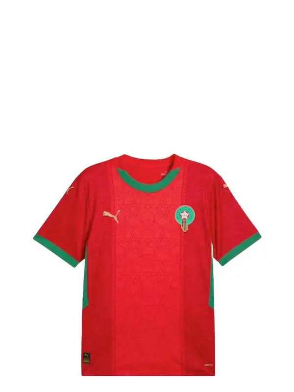 PUMA Morocco 2025 Home Replica Jersey - Red/archive Green
