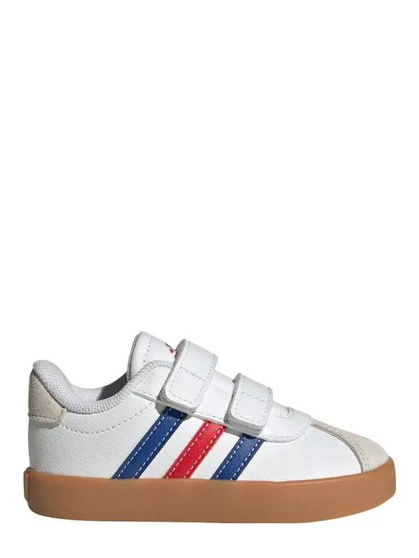 Adidas Vl Court 3.0 Sneakers - Cloud White/royal Blue/better Scarelet Red