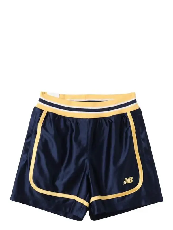 NEW BALANCE In Game 5 Tricot Shorts - Dark Blue/yellow