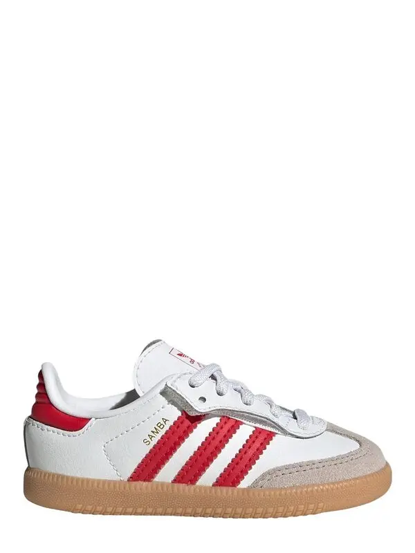 Adidas Samba Og Comfort Closure Sneakers - Cloud White/better Scarelet Red/gum