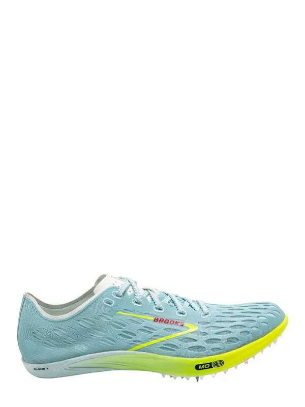 Brooks Elmn8 7 Athletic Shoe - Blue Glow/nightlife/red