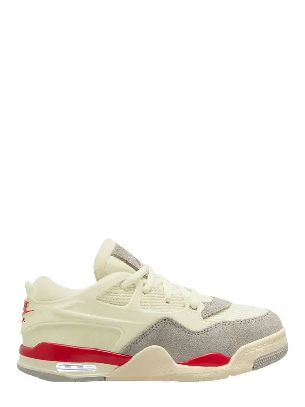 JORDAN 4 Rm Fire Red Sneakers - Sail/college Grey/coconut Milk